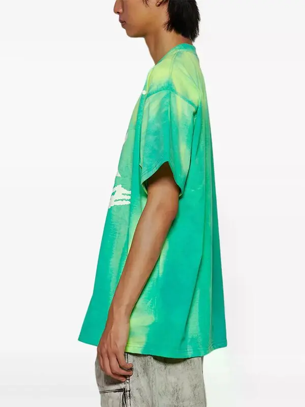 RENSUKE TOKYO Graphic Loose T-shirt - Green