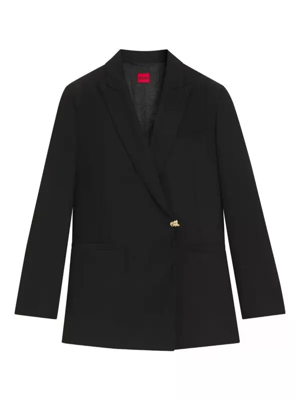 Hugo Blazer With Gold-tone Detailing