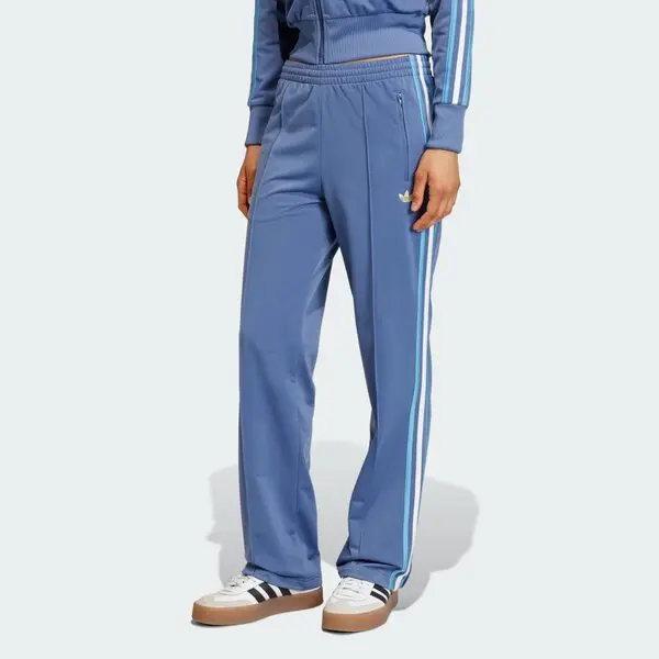 Adidas Firebird Classic Track Pants - Crew Blue / Light Blue / White