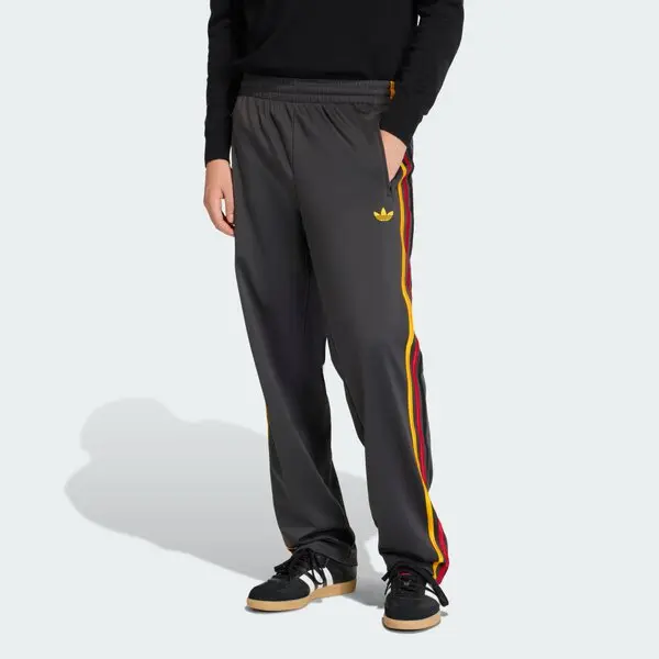 Adidas Firebird Track Pants - Utility Black / Collegiate Gold / Team Power Red 2