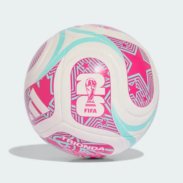 Adidas Fifa World Cup 26™ Trionda Club Ball - White / Flash Aqua / Shock Pink