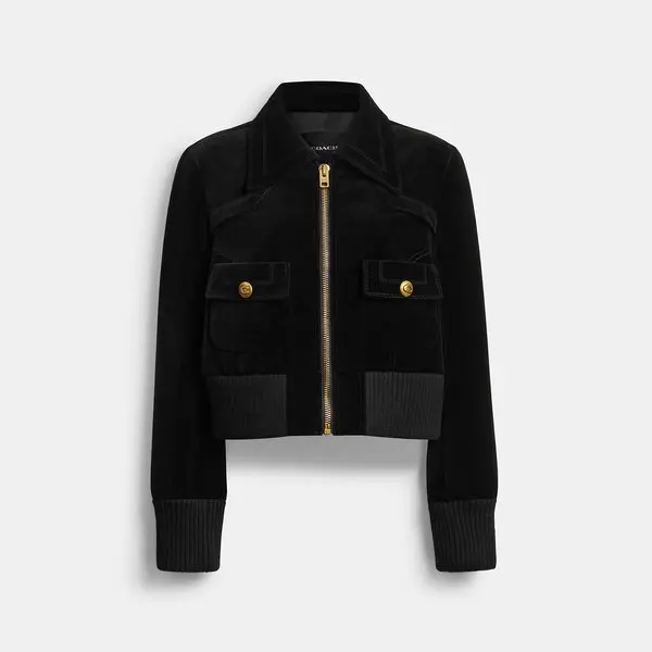 COACH Velvet Blouson Jacket
