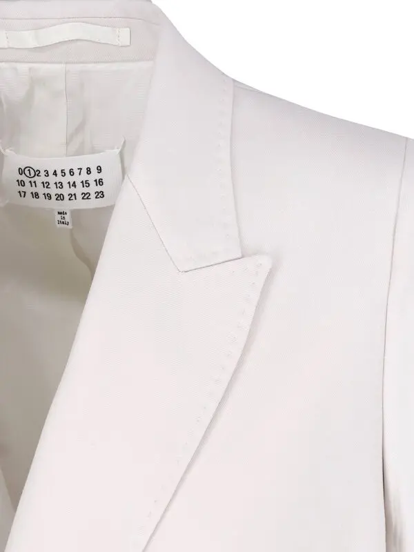 Max Mara Maison Margiela Lardini Wool Blazer - Cream