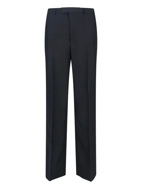 Gucci Silk Twill Straight Leg Pants