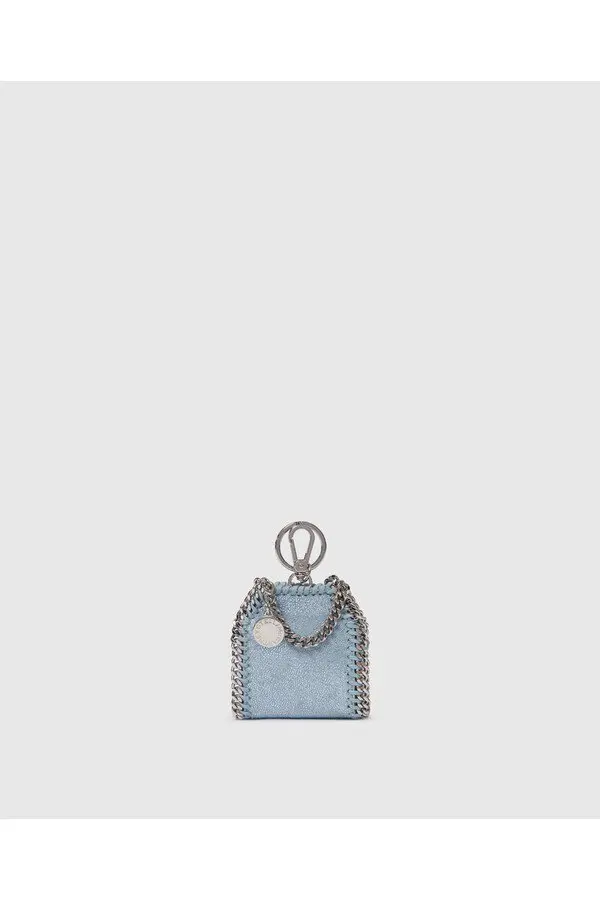 Stella McCartney Falabella Airpods Case Keyring - Silver