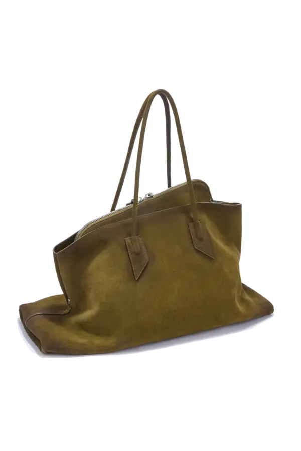 Attico La Passegglata Large Shoulder Bag - Brown