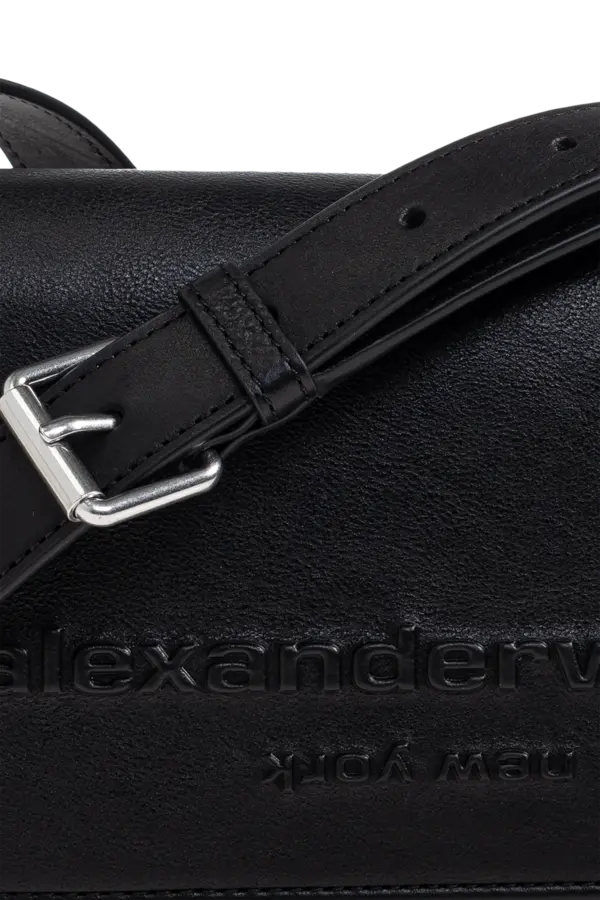 Alexander Wang Punch Flap Shoulder Bag - Black