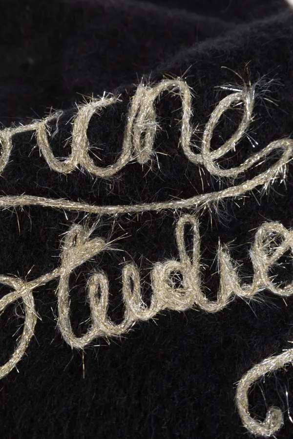 Acne Studios Wool Scarf - Black