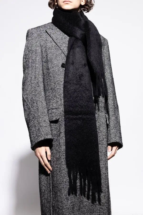 Acne Studios Mohair Scarf - Black
