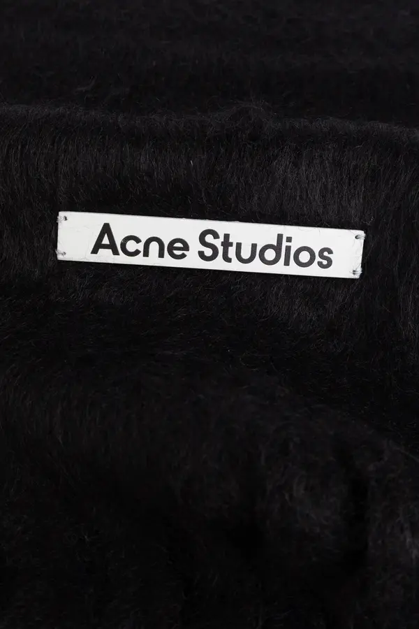 Acne Studios Mohair Scarf - Black