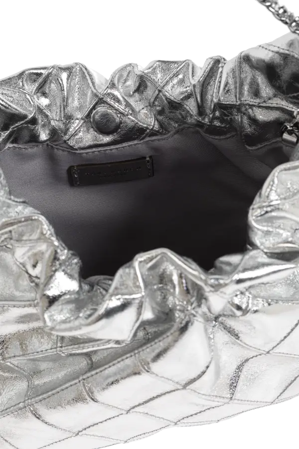 Tory Burch Fleming Mini Shoulder Bag - Silver