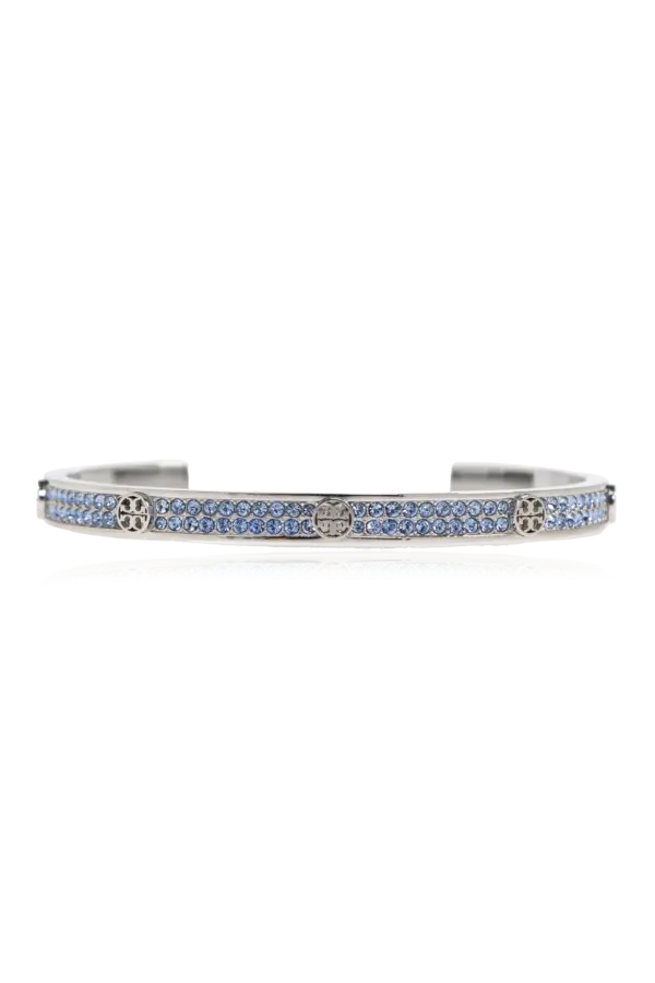 Tory Burch Bracelet With Crystals - Silver