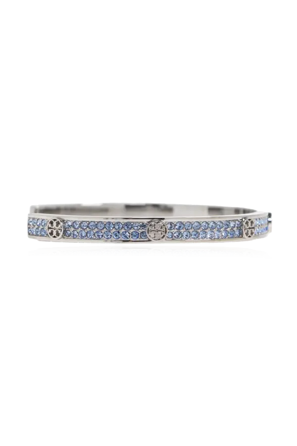 Tory Burch Bracelet With Crystals - Silver