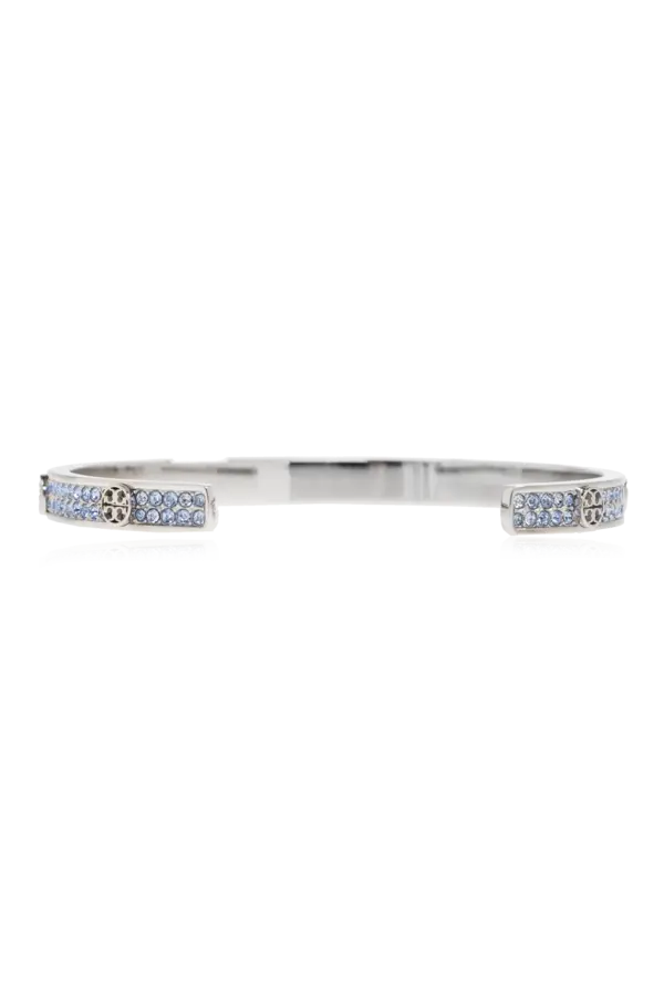 Tory Burch Bracelet With Crystals - Silver