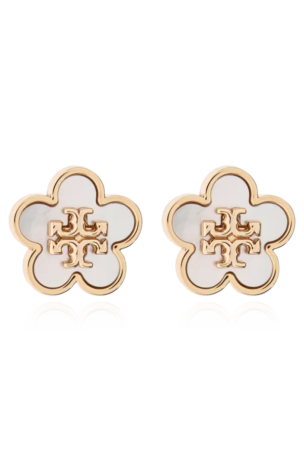 Tory Burch Earrings With Mother Of Pearl - Cream