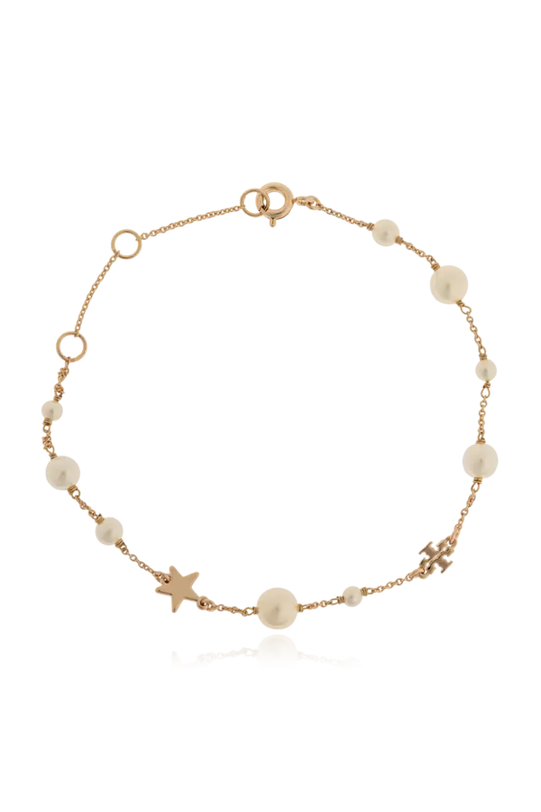 Tory Burch Pearl Bracelet - Gold
