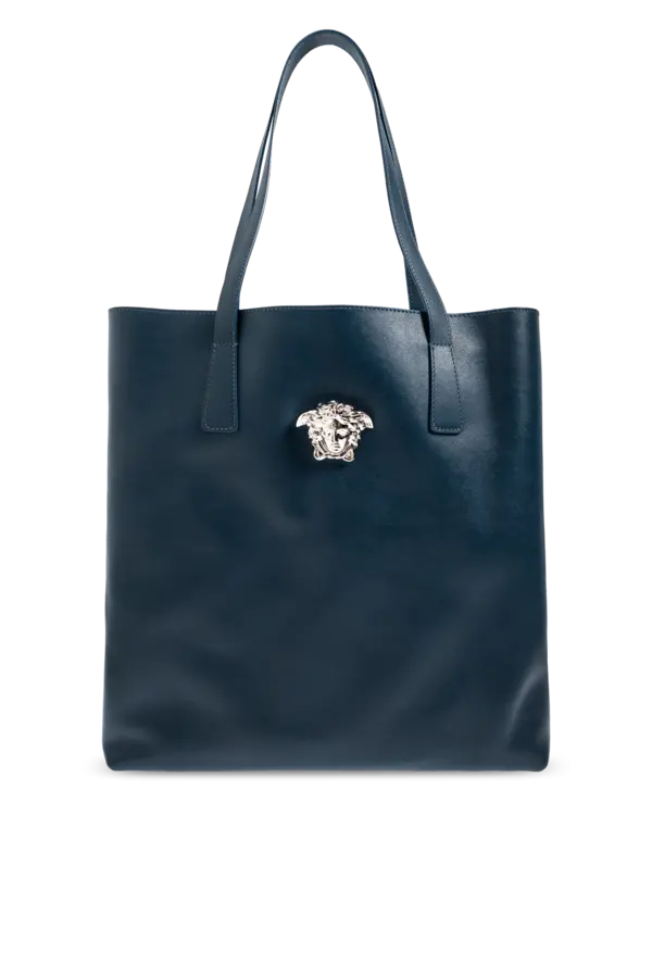 Versace La Medusa Shopper Bag - Navy Blue