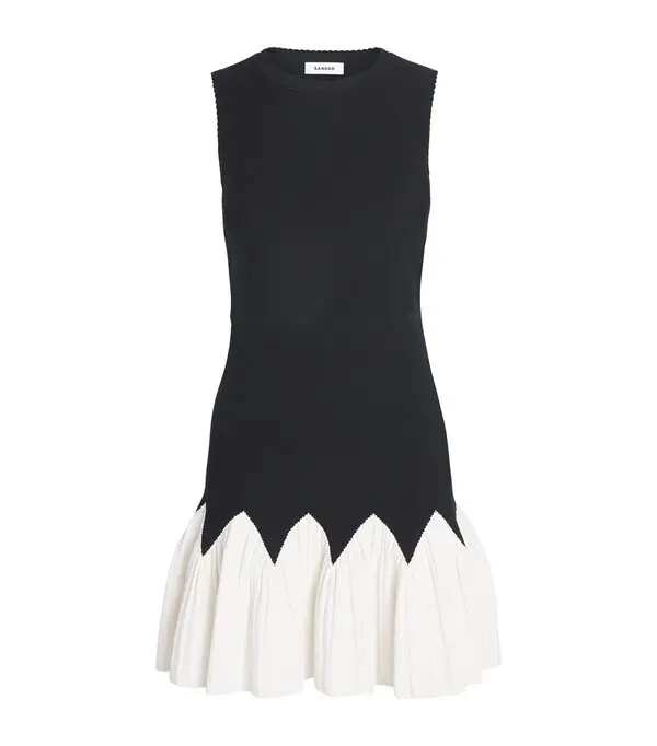 Sandro Two-tone Mini Dress