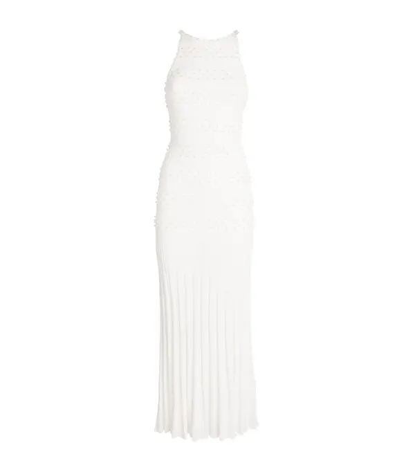 Sandro Beaded Maxi Dress