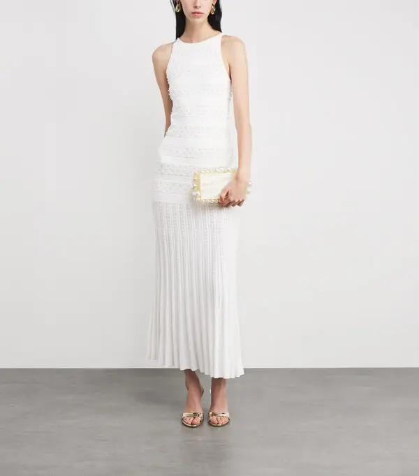 Sandro Beaded Maxi Dress