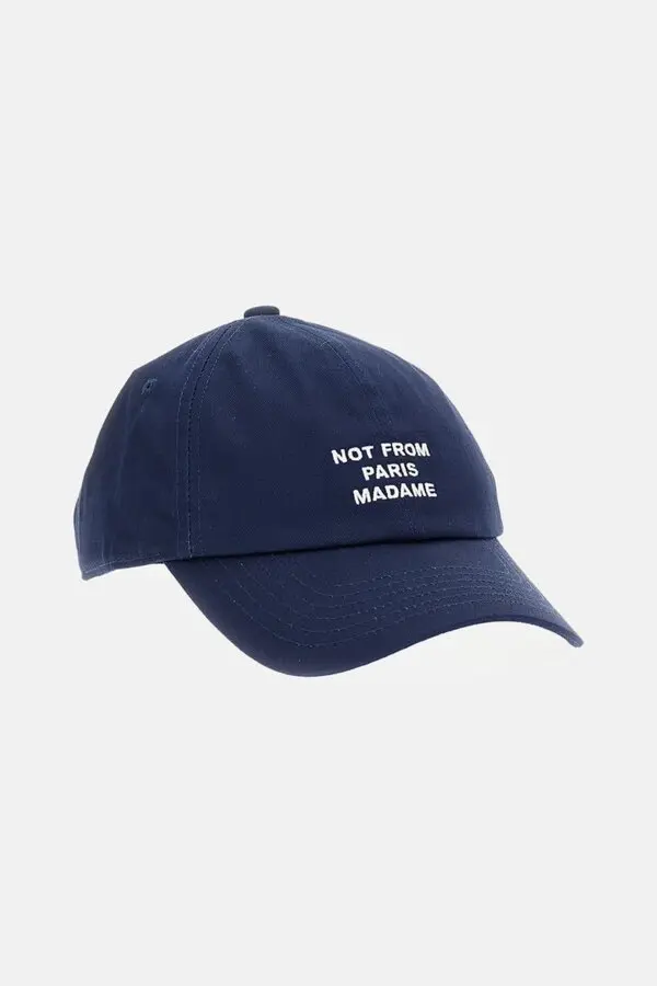 Drole De Monsieur Embroidered Baseball Cap - Blue