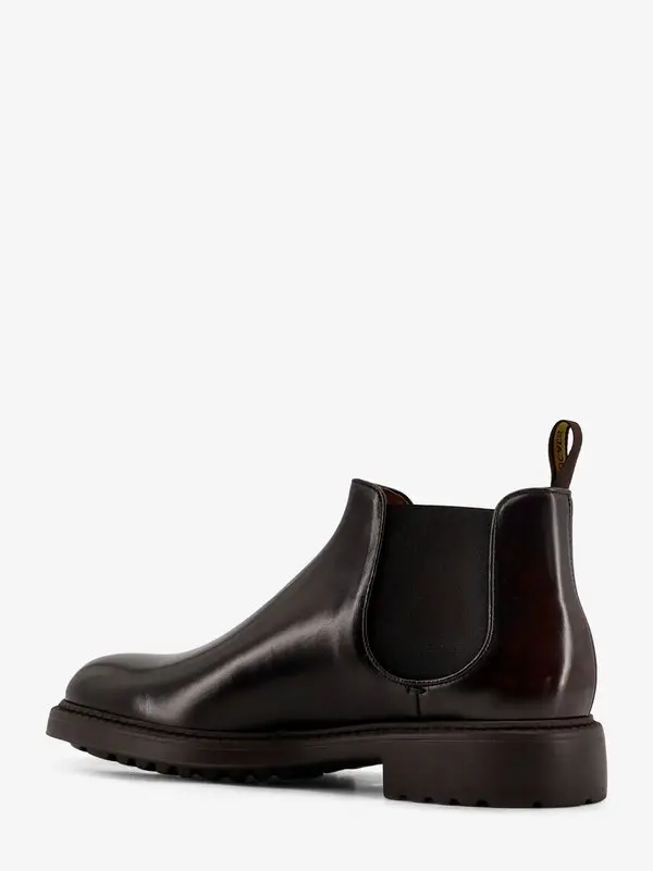 DOUCAL'S Leather Beatles Boots - Brown