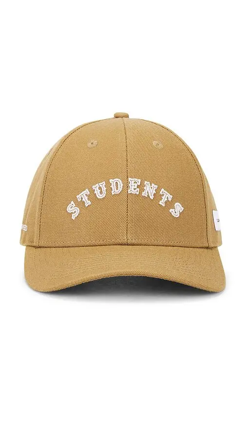 STUDENTS GOLF Bases Covered 6 Panel Wool Cap - Brown