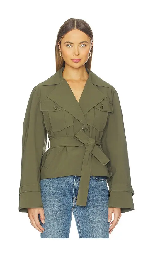 LAMARQUE X Revolve Quinn Trenchcoat - Olive