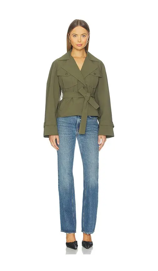 LAMARQUE X Revolve Quinn Trenchcoat - Olive