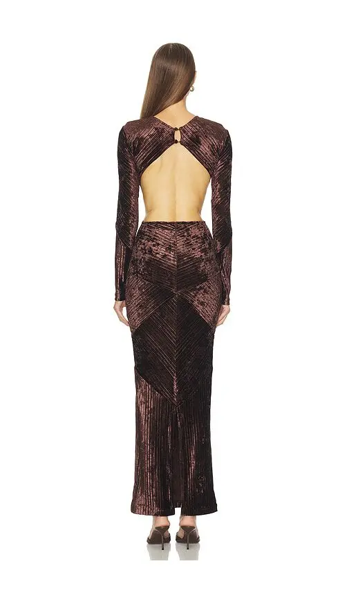 MICHAEL COSTELLO X Revolve Spencer Gown - Chocolate