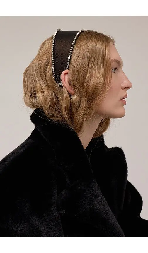 LELET NY Ella Mesh Crystal Headband