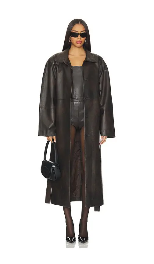 LAMARQUE Alexandra Leather Coat