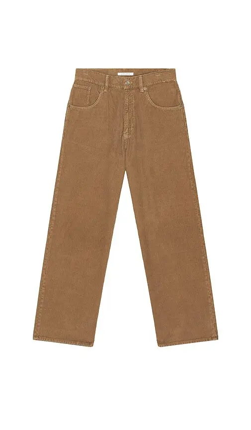 SUNFLOWER Super Wide Corduroy Trousers - Brown