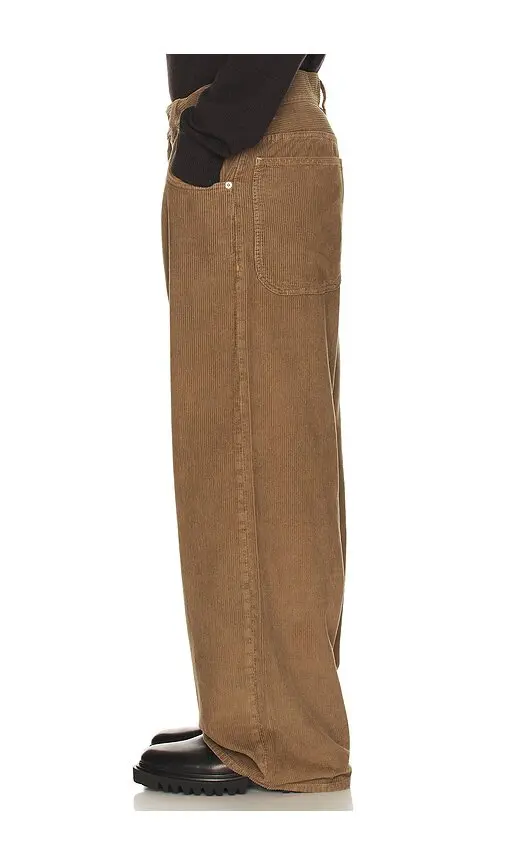SUNFLOWER Super Wide Corduroy Trousers - Brown
