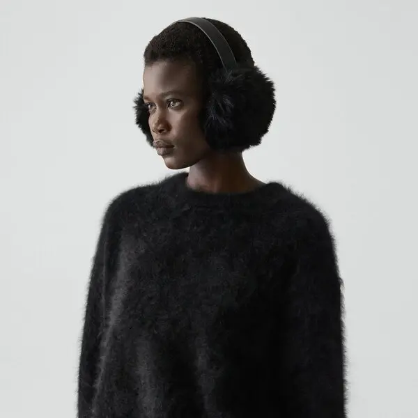 Theory Faux Fur Earmuffs