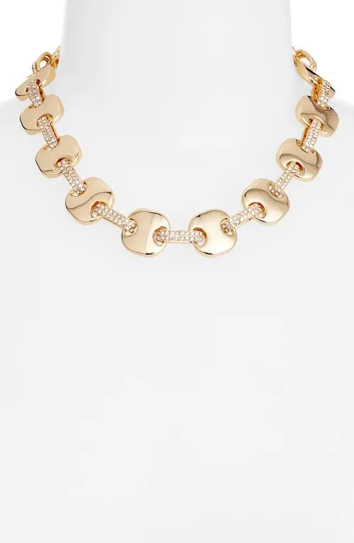 OPEN EDIT Crystal Statement Collar Necklace