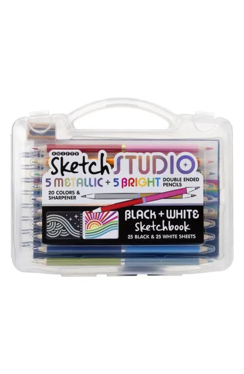 SNIFTY Sketch Stuiod 10-piece Double-ended Pencil Case - Multi