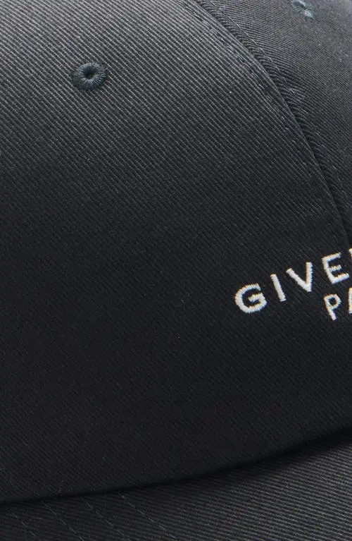 Givenchy Embroidered Logo Adjustable Baseball Cap