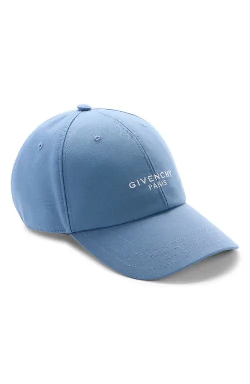 Givenchy Embroidered Logo Baseball Cap - Military Blue