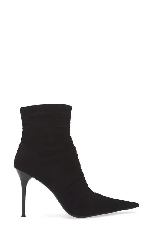 Jeffrey Campbell Pointed Toe Bootie - Black Suede