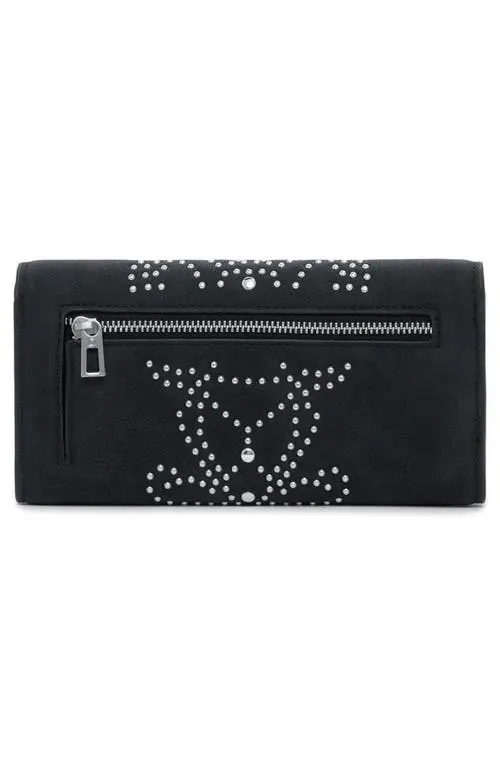 Desigual Studded Faux Leather Wallet - Black