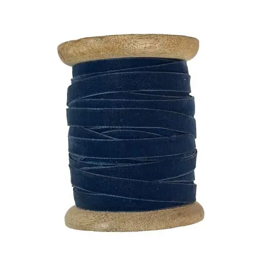 CG HUNTER Hand-dyed Velvet Ribbon, 10 Yards