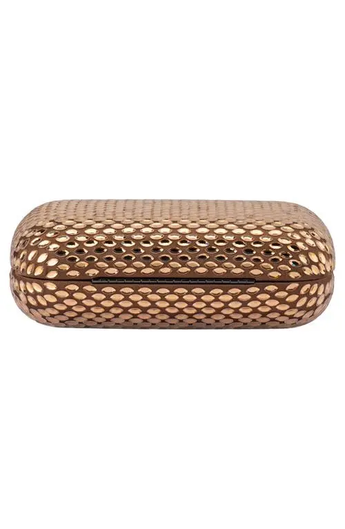 OLGA BERG Brooks Hotfix Frame Clutch