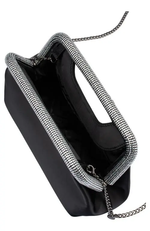 OLGA BERG Eleanor Crystal Top Handle Evening Bag