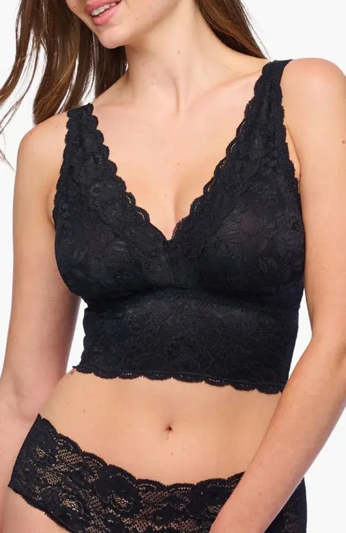 Cosabella Nsn Plungie Longline Curvy Bralette - Black