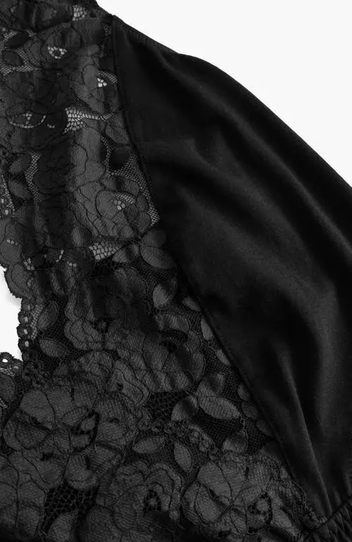 Cosabella Romanza Sleep Romper - Black