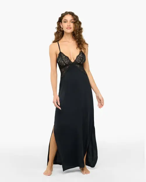 Cosabella Preta Maxi Italian Nightie - Black