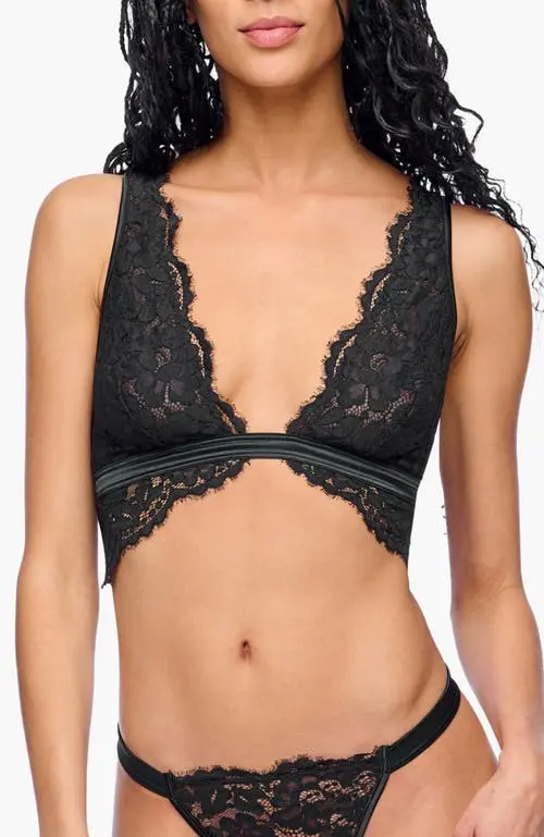 Cosabella Magnolia Tall Tri Bralette - Black