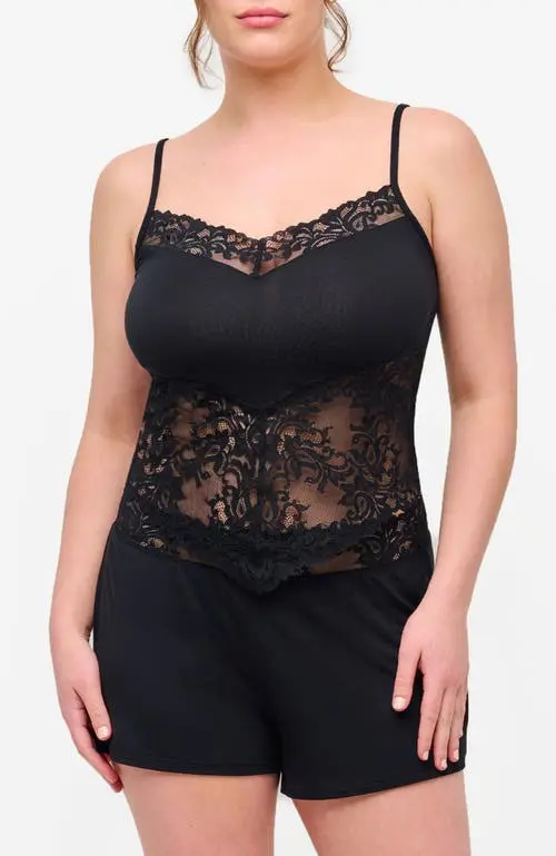 Cosabella Carmela Cami & Boxer Pj Set - Black
