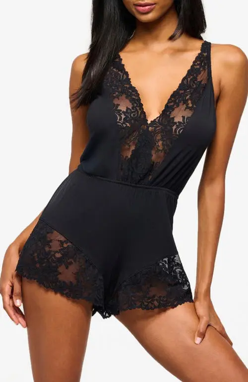 Cosabella Carmela Sleep Romper - Black